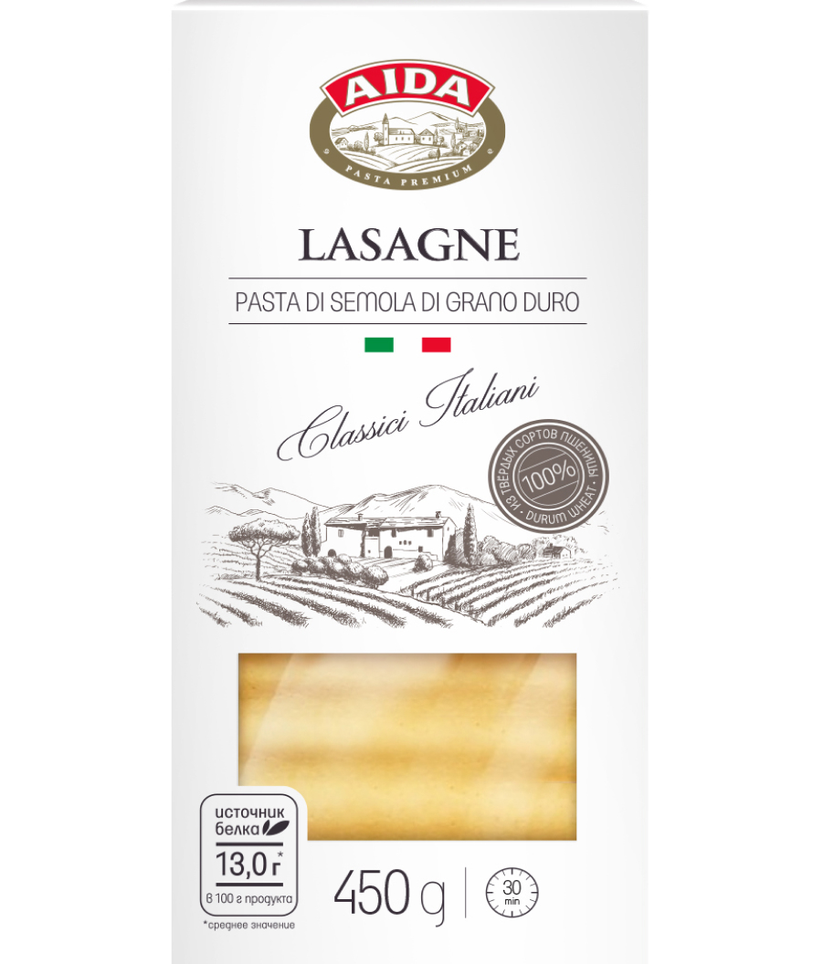 Купить лазанья AIDA pasta premium lasagne